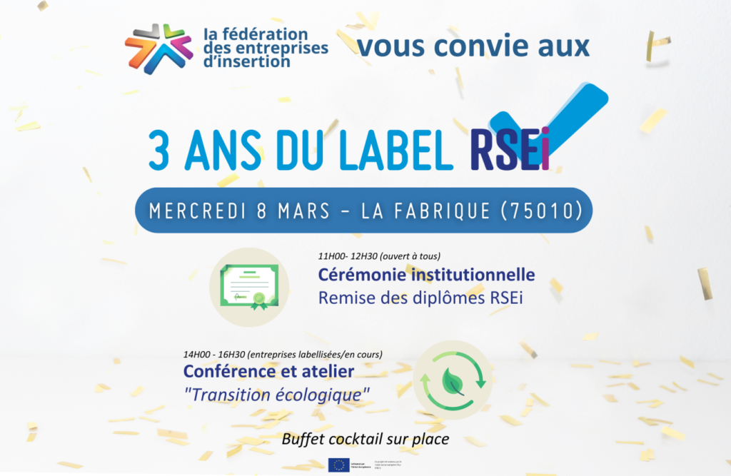 [SAVE THE DATE] : Label RSEi : 1, 2, 3, fêtez ! - La fédération des ...